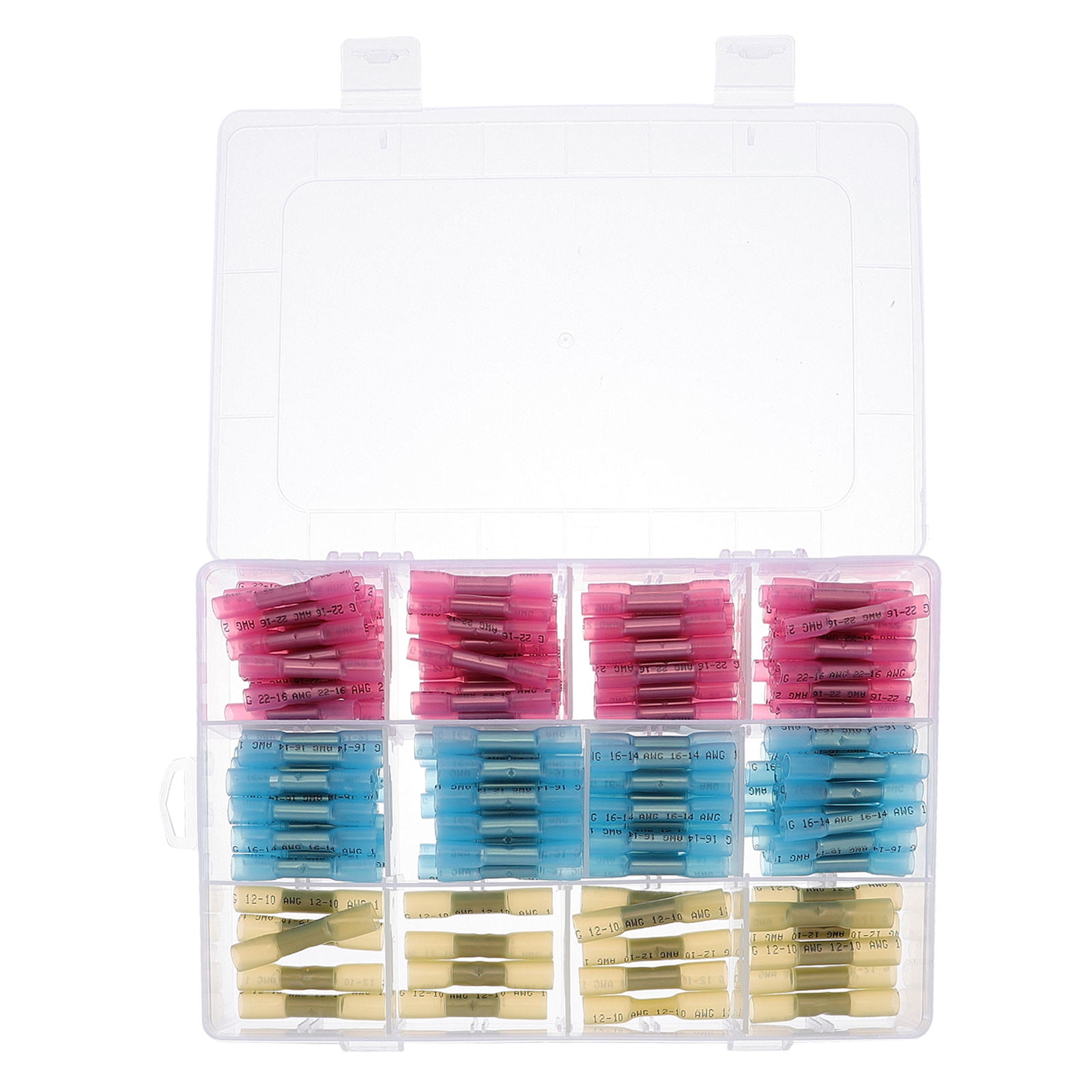 LIFKOME 200Pcs Splice Terminals Connectors Kit Heat Shrink Copper for ...