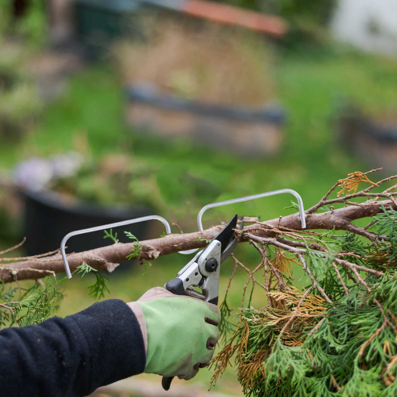 LIFKOME 21Pcs Fruit Tree Branch Spreader Tree Branch Trainer Metal ...