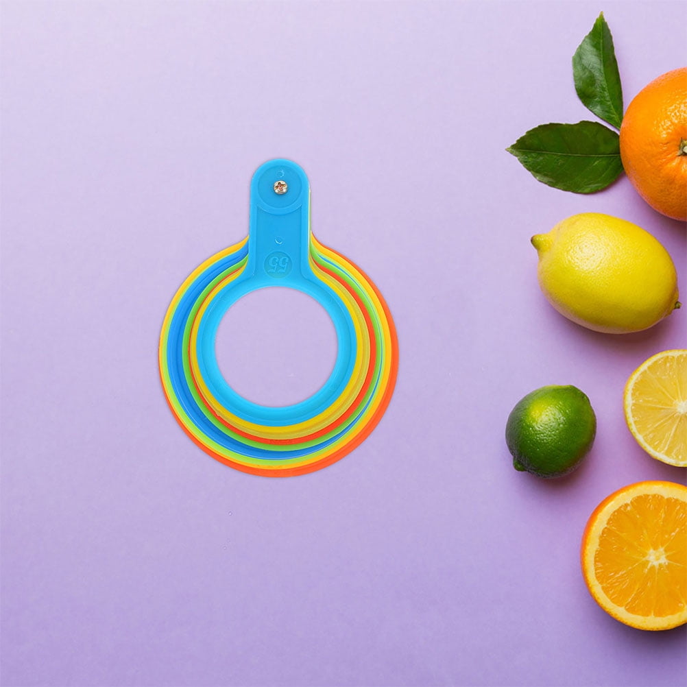 LIFKOME 2PCS Fruit Diameter Measuring Circle Apples Measuring Lap ...