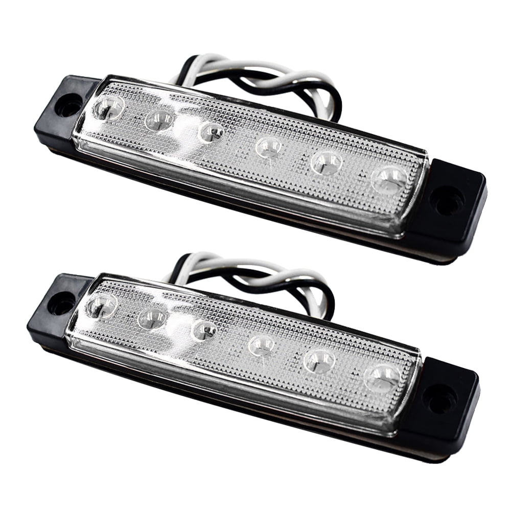 LIFKOME 2Pcs Led Tail Light for Tractor in White ABS Material - Walmart.com