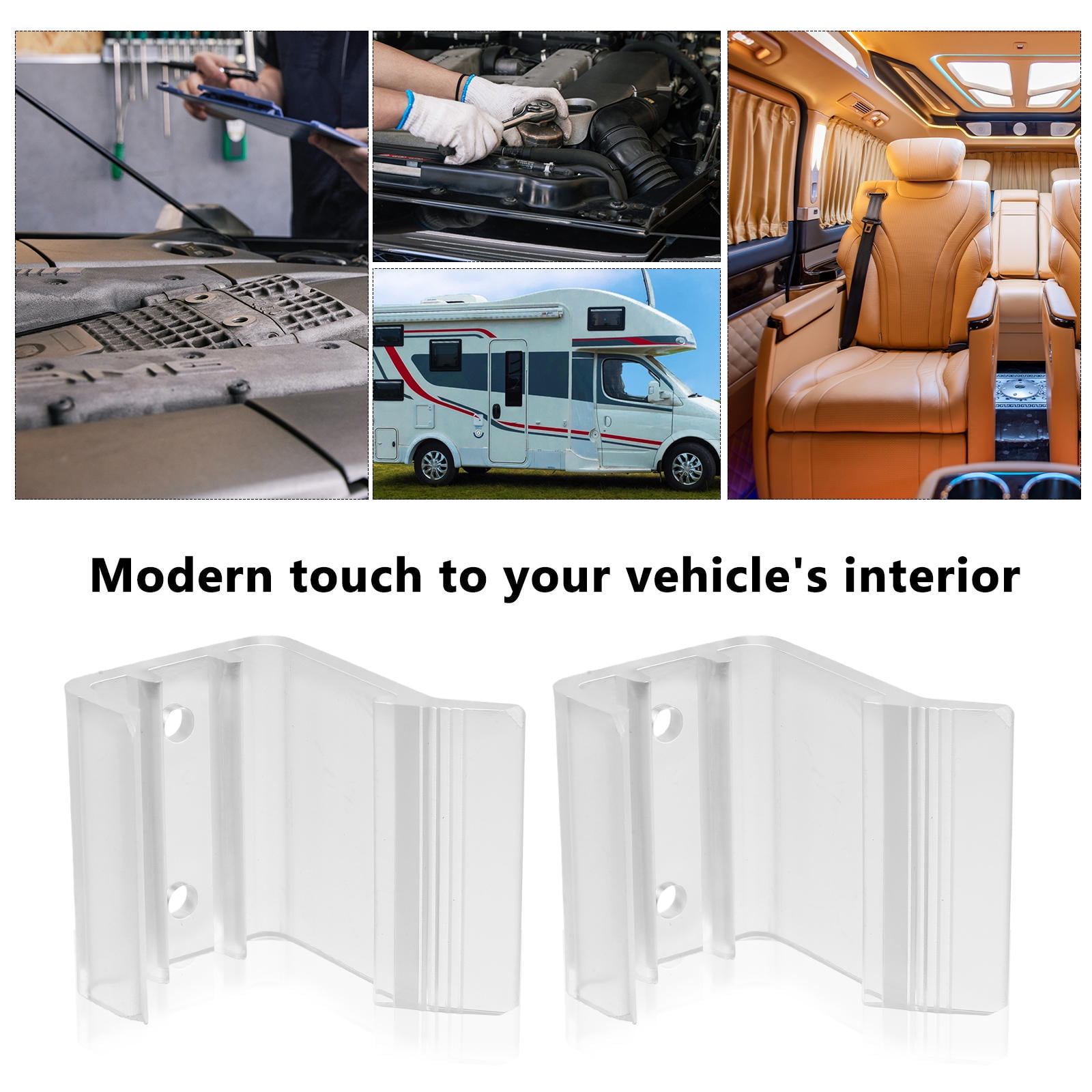 LIFKOME 2Pcs Transparent Sliding Door Latch for RVs Easy Installation ...