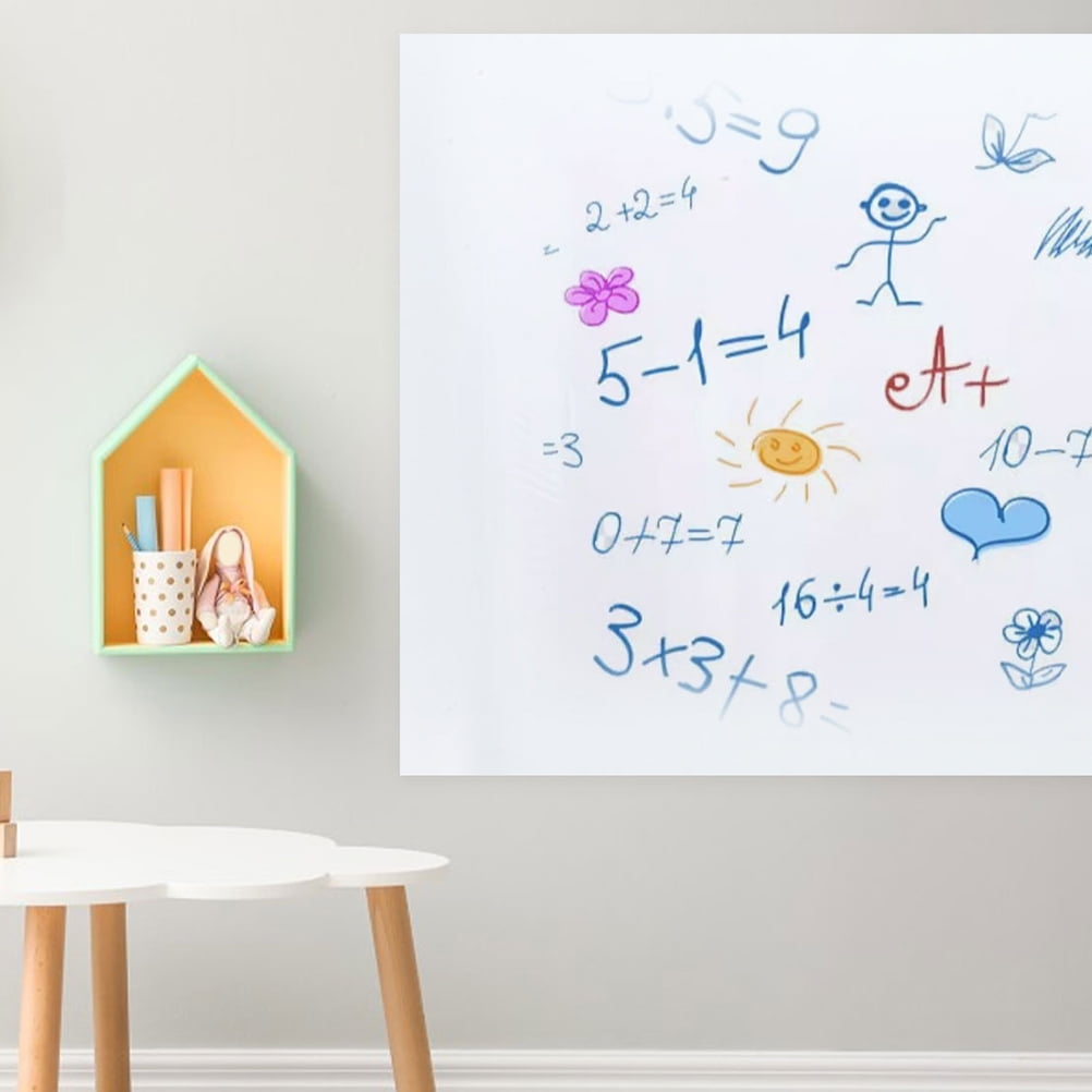 LIFKOME 2Pcs Whiteboard Wallpaper For Wall Electrostatic Whiteboard ...
