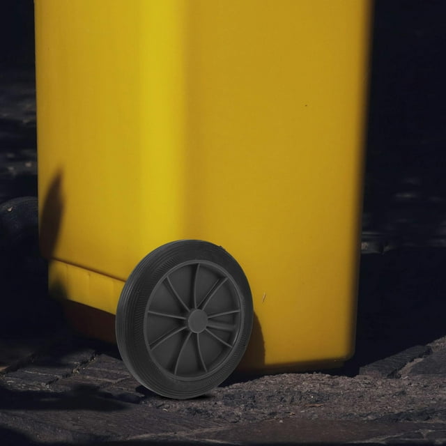 LIFKOME 2pcs Heavy Duty Replacement Wheels for Outdoor Large Trash Cans ...