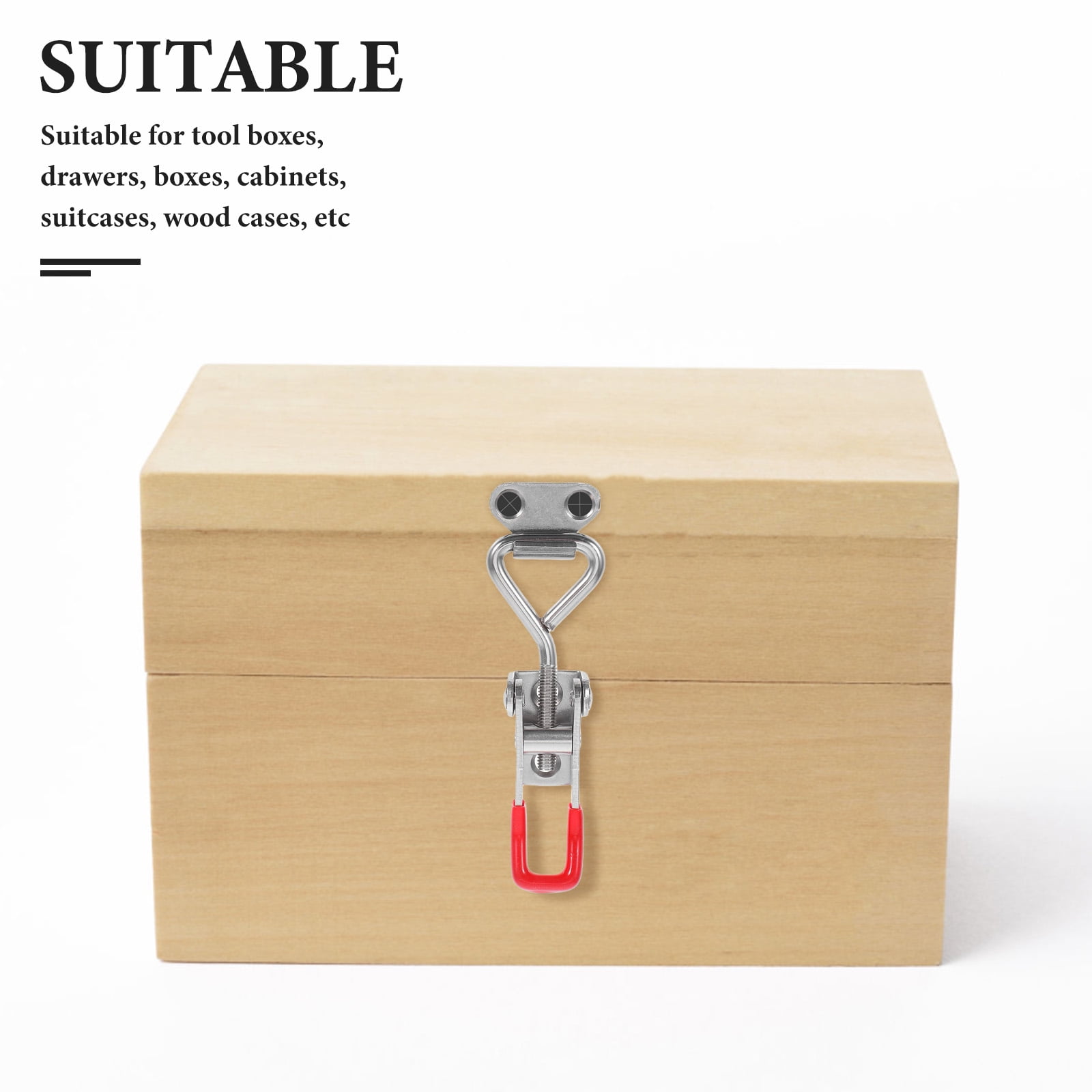 LIFKOME 2pcs Stainless Steel Door Bolt Lock Toggle Clamp Latchsecurity ...