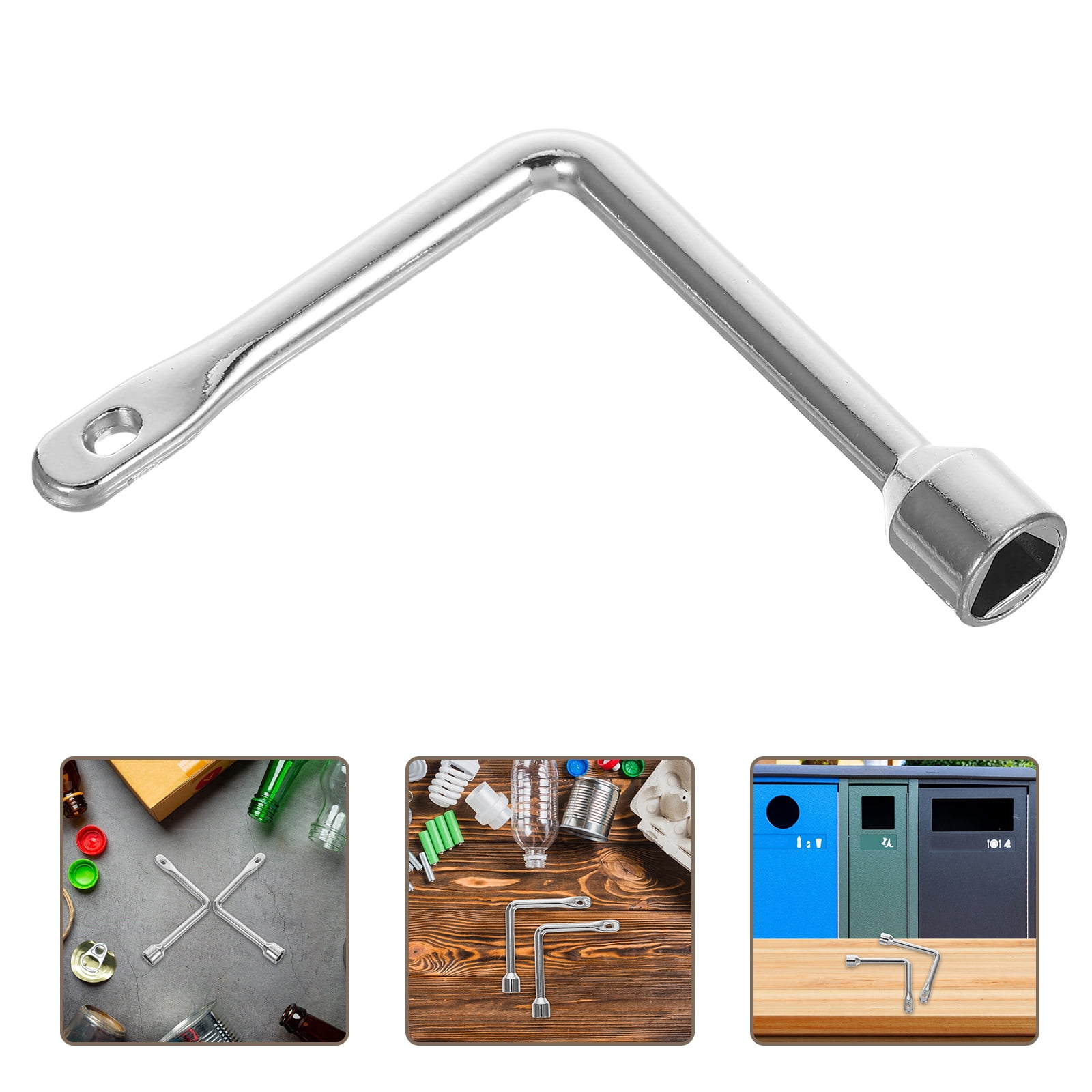 LIFKOME 2pcs Triangle Key Wrench Socket Spanner Multi Functional ...