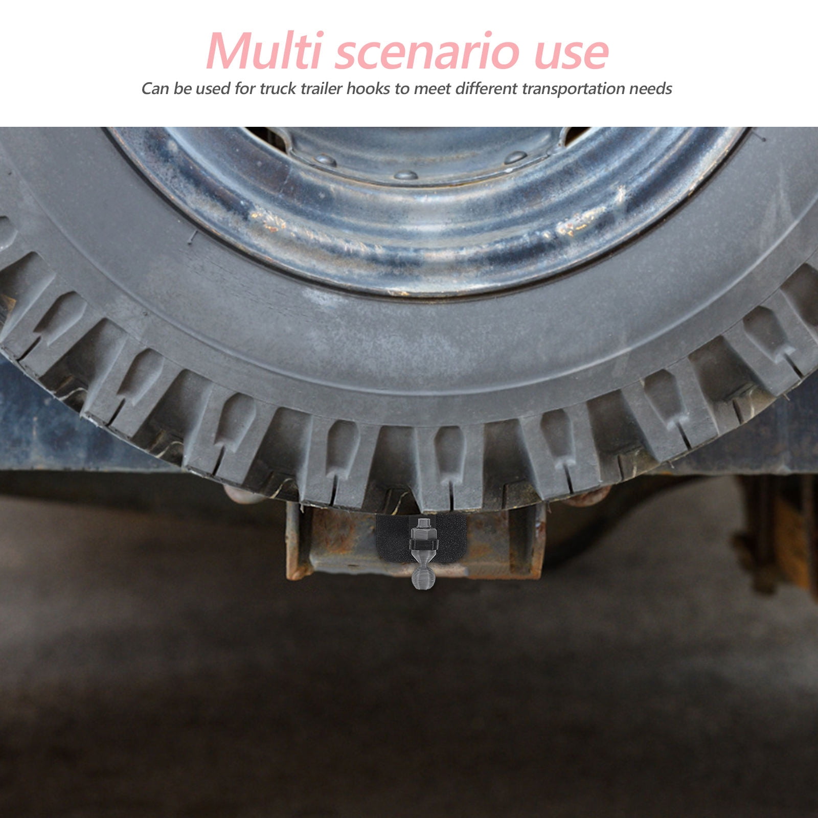 LIFKOME 2pcs Truck Mini Trailer Hitch Ball Cover Decorative Tow Hook ...