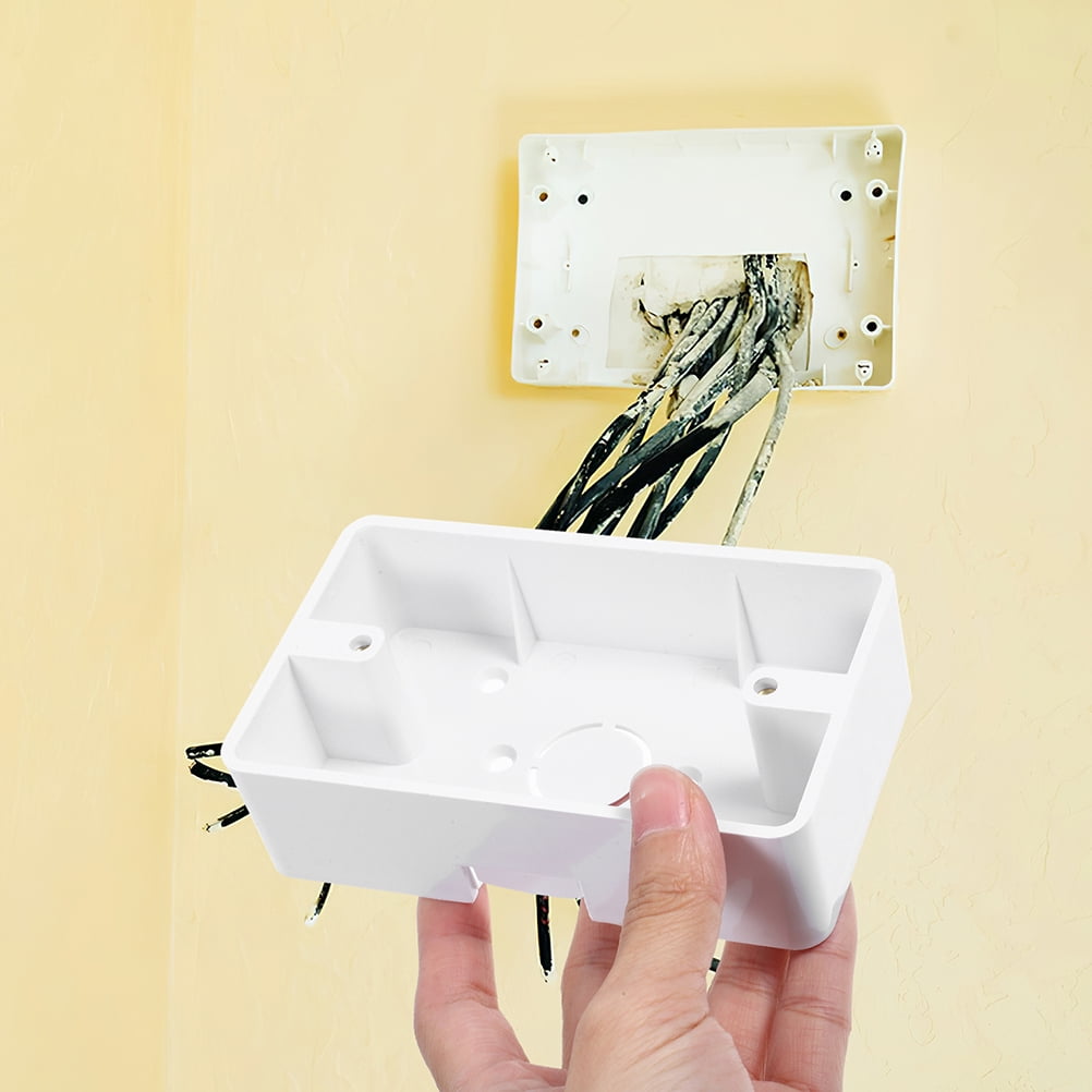LIFKOME 2pcs Universal Wall Mount Electrical Outlet Box for Versatile ...
