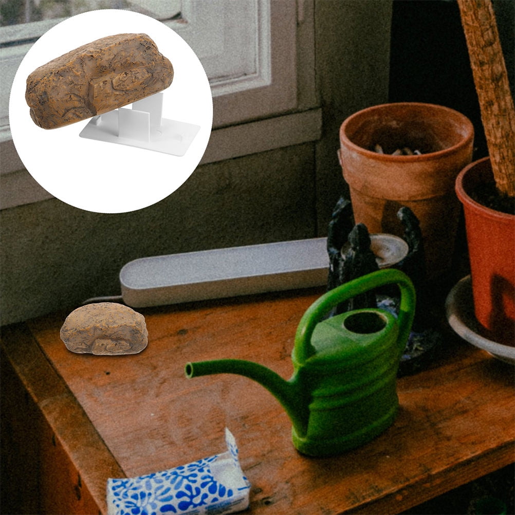 LIFKOME 2pcs Waterproof Fake Rock Key Hider For Outdoor Yard Hidden Key ...