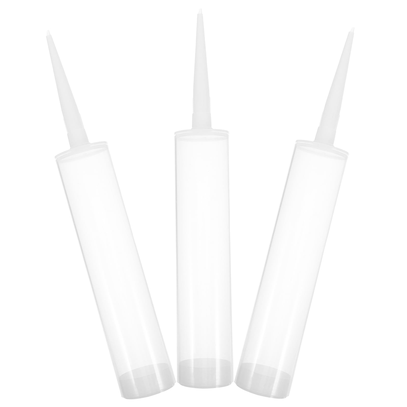 LIFKOME 3 Sets Empty Caulk Tubes Refillable Plastic Sealant Caulking ...