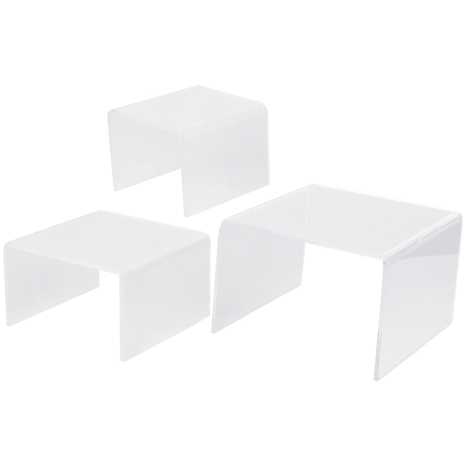 LIFKOME 3Pcs Glasses Storage Rack U Shape Acrylic Retail Display Rack ...