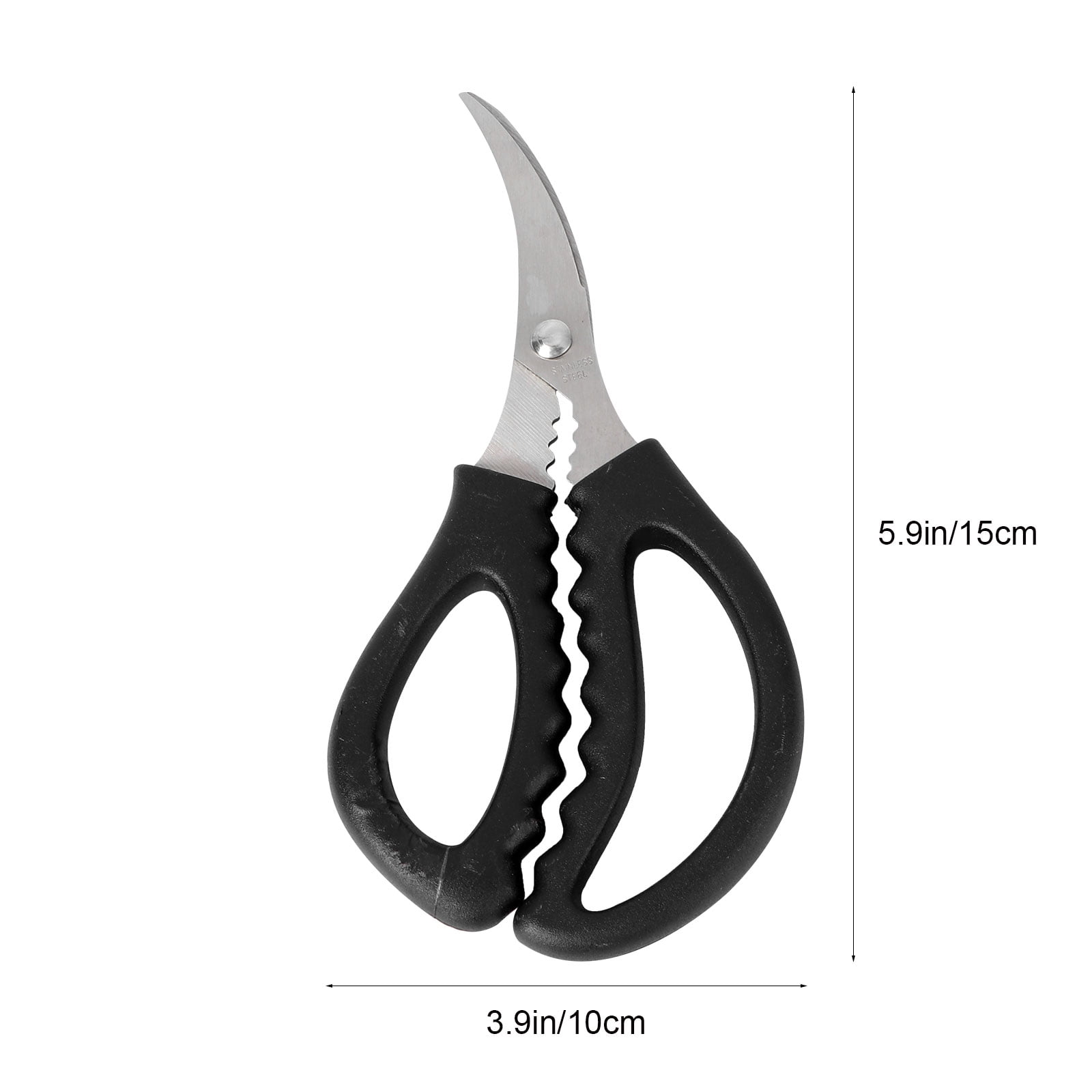 LIFKOME 3-Piece Seafood Scissors Set for Lobster with Curved Ergonomic ...