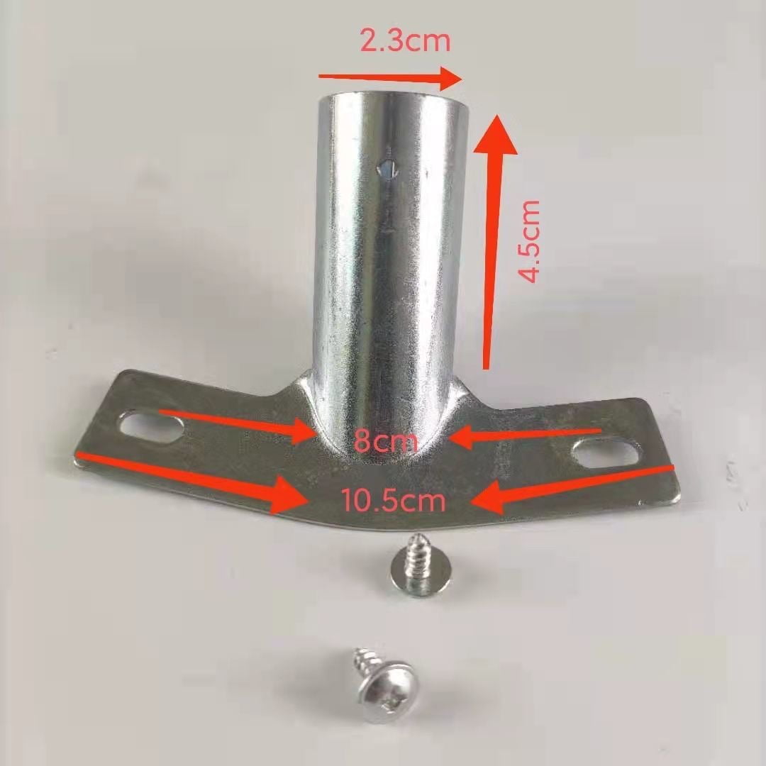 LIFKOME 3pcs Broom Handle Adapter Iron Floor Scrubber Connector Pole ...