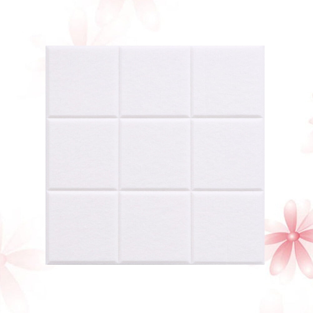 LIFKOME 4 Pcs Large Felt Wall Nine Grid Display Board Square White ...