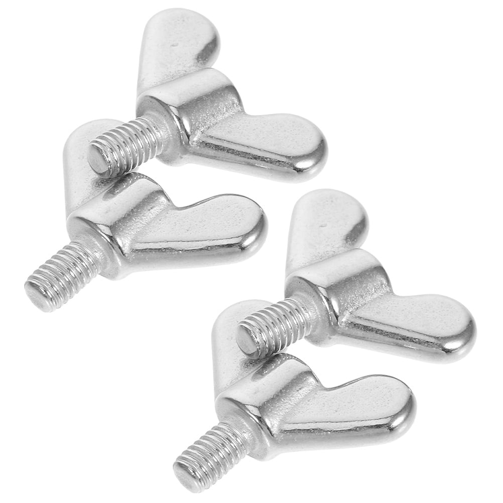 LIFKOME 4 Pcs Wing Screws Stainless Steel Butterfly Thumb Screw Wing ...