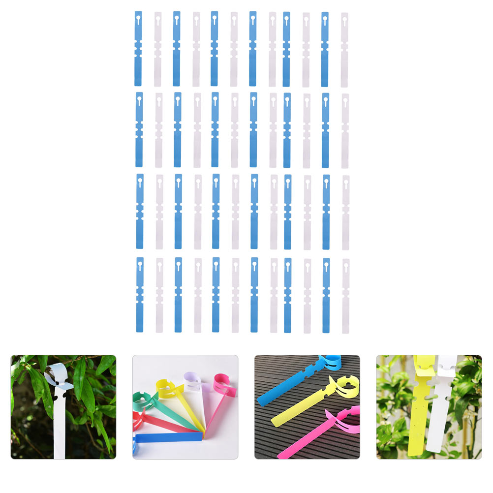 LIFKOME 400Pcs Gardening Labels Rectangular Shape Color PVC Plastic ...