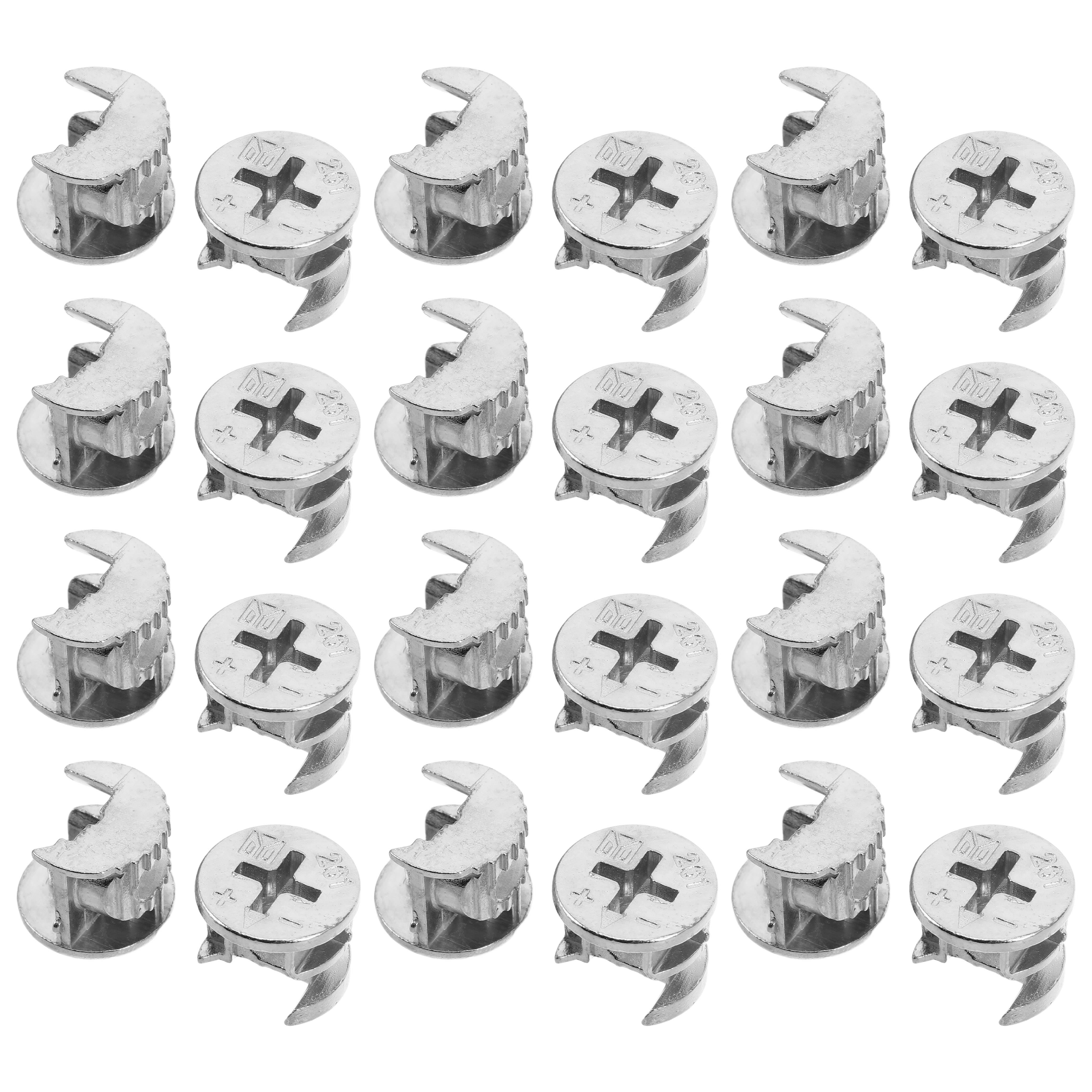 LIFKOME 40pcs Furniture Dowel Screw Joint Connectors Cam Lock Nut ...