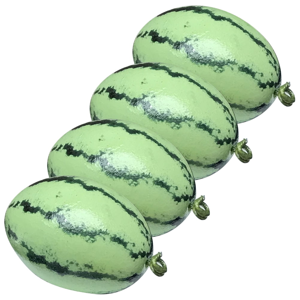 LIFKOME 4Pcs Faux Fruit Model Mini Decorative Watermelon for Collectors ...