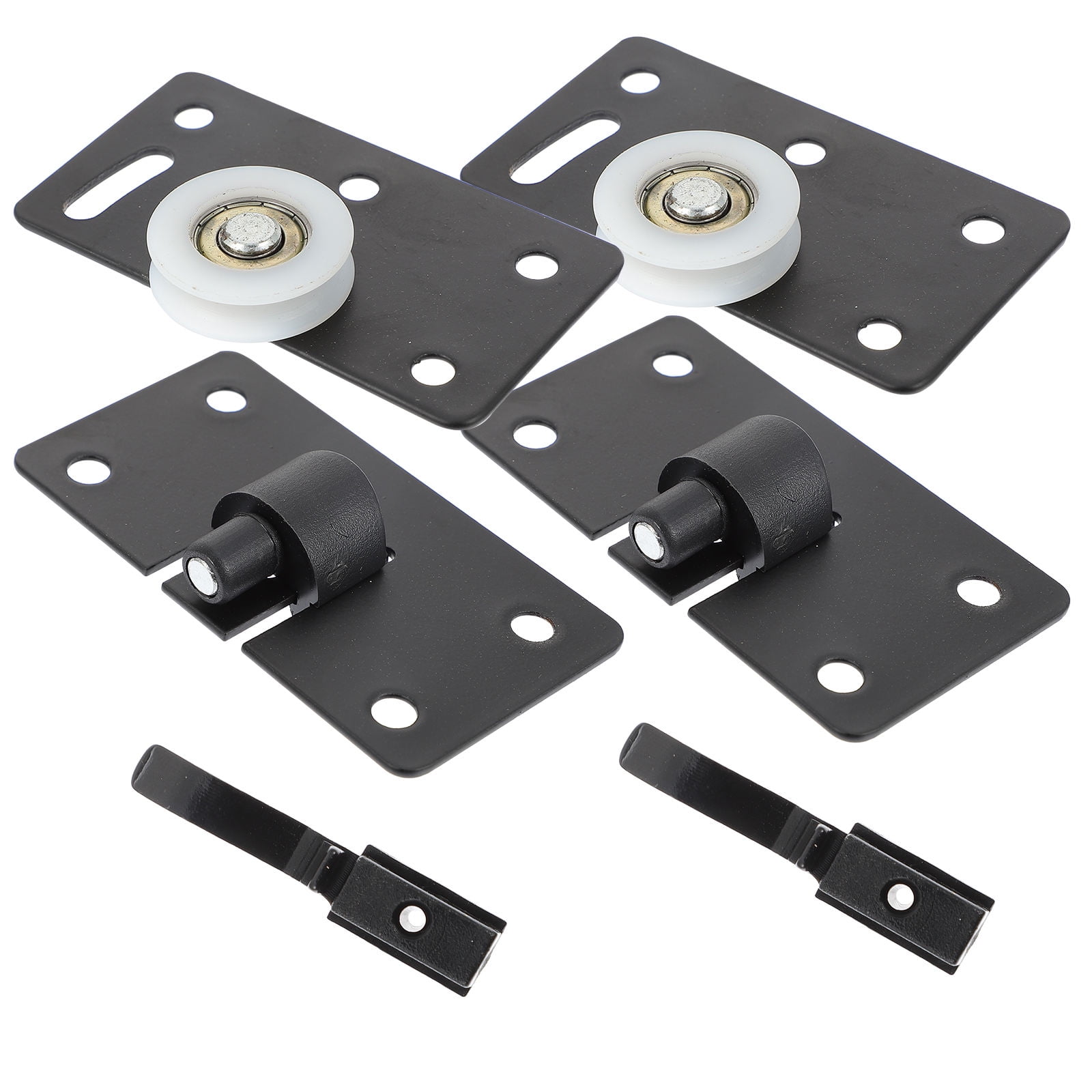 LIFKOME 4Set Lightweight Design Sliding Door Rollers with Silent Operation for Adults 3.35X1 ...