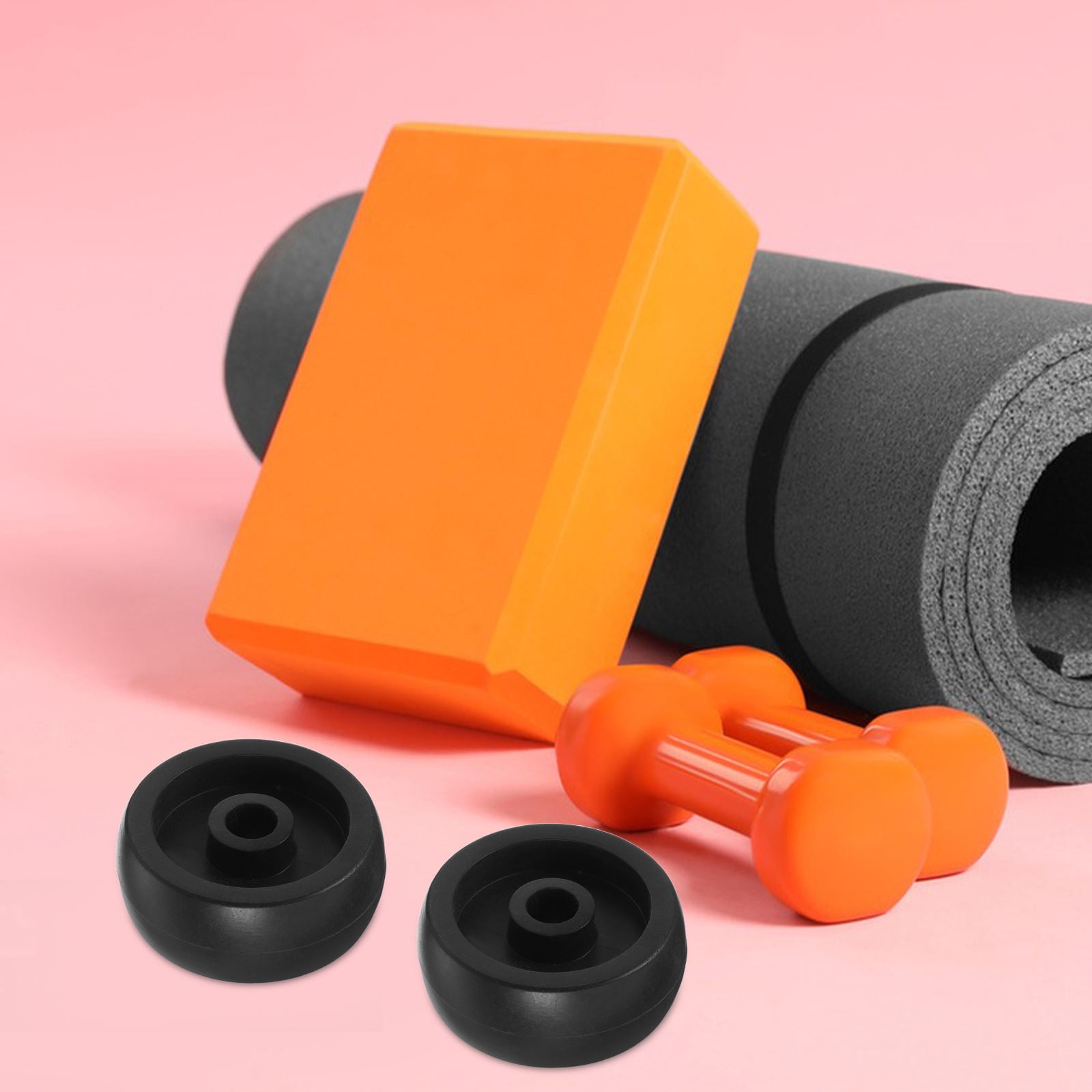 LIFKOME 4pcs Caster Wheel Accessory Plastic Fitness Roller Running ...