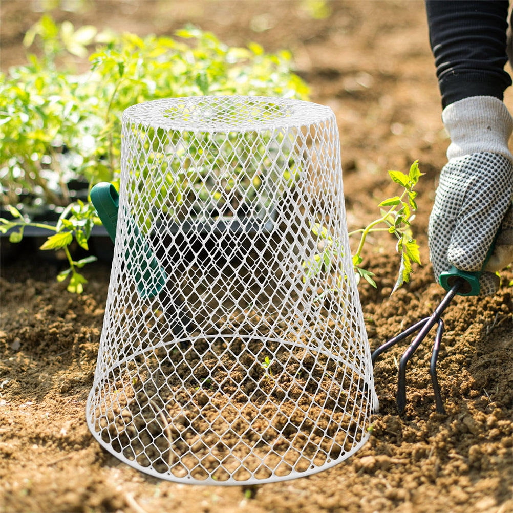 LIFKOME 4pcs Iron Weave Storage Basket Waste Management Basket Multi ...