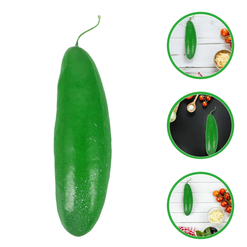 LIFKOME 4pcs Lifelike Green Cucumber Artificial Cucumber Decorations ...