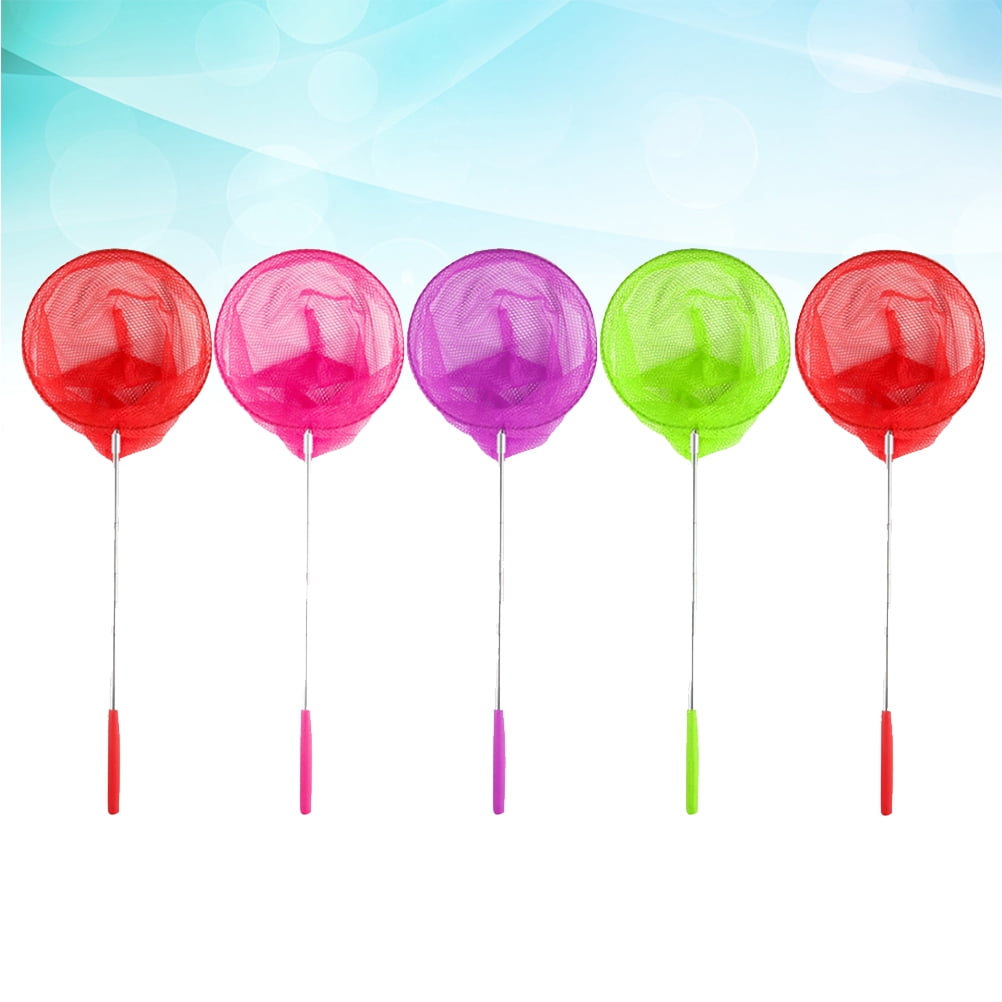 LIFKOME 5 Pcs Catchers Fishing Nets for Kids Retractable Fishnet Insect ...