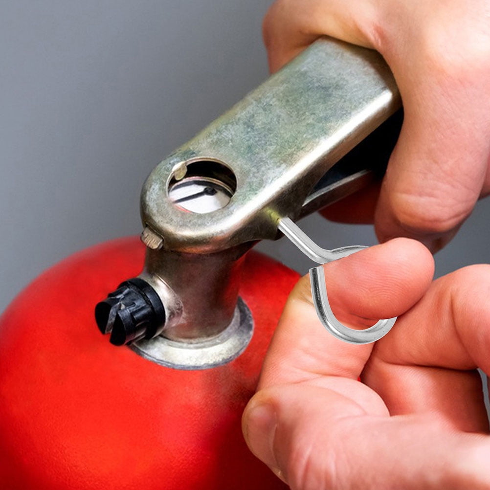 LIFKOME 50 Sets Extinguishers Safety Cotter Pins Fire Extinguisher Lock Pins Fire Extinguisher ...