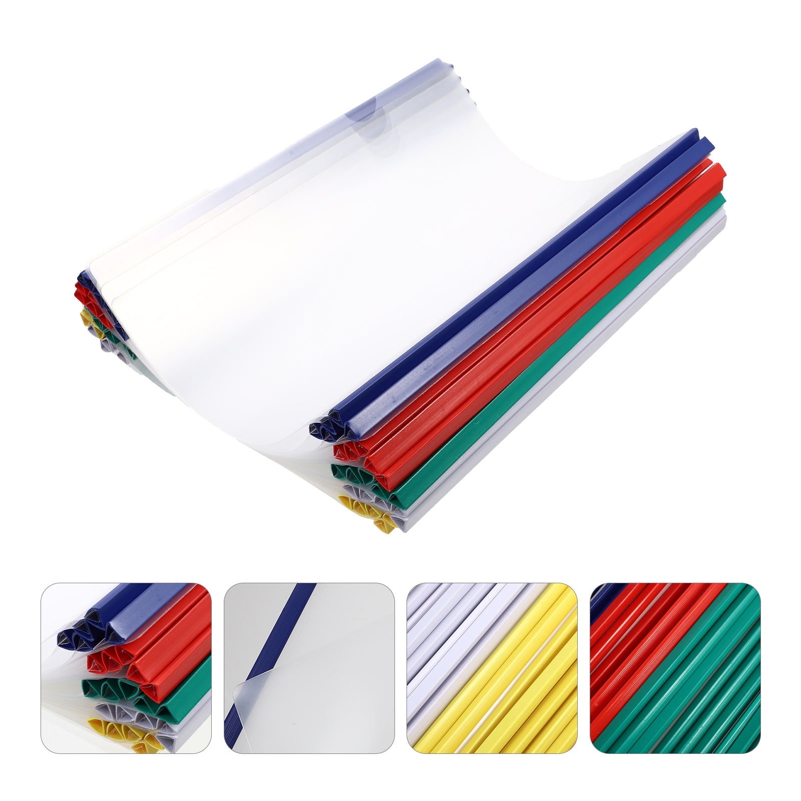 LIFKOME 50Pack Project Folders Plastic Document Folder Anti Splashing ...