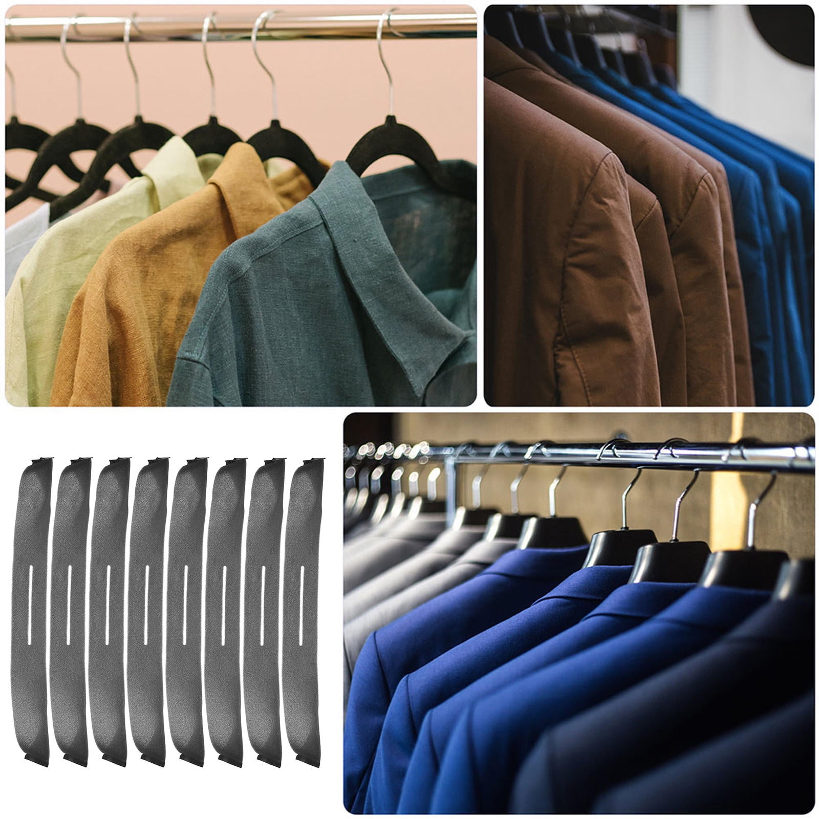 LIFKOME 50Pcs Hanger Sponge Cover Clothing Rack Cover Clothes Rack ...