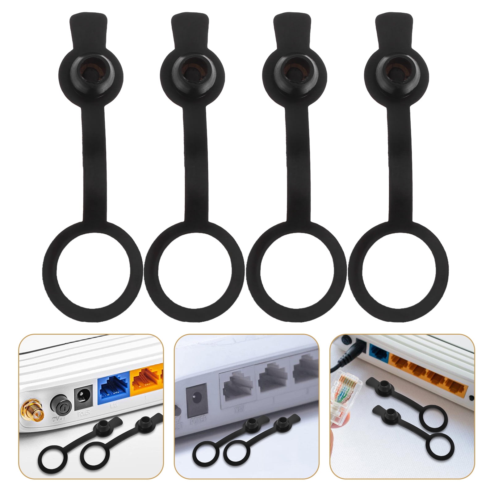 LIFKOME 50pcs Power Sockets Cap Outdoor Electrical Outlet Cover ...