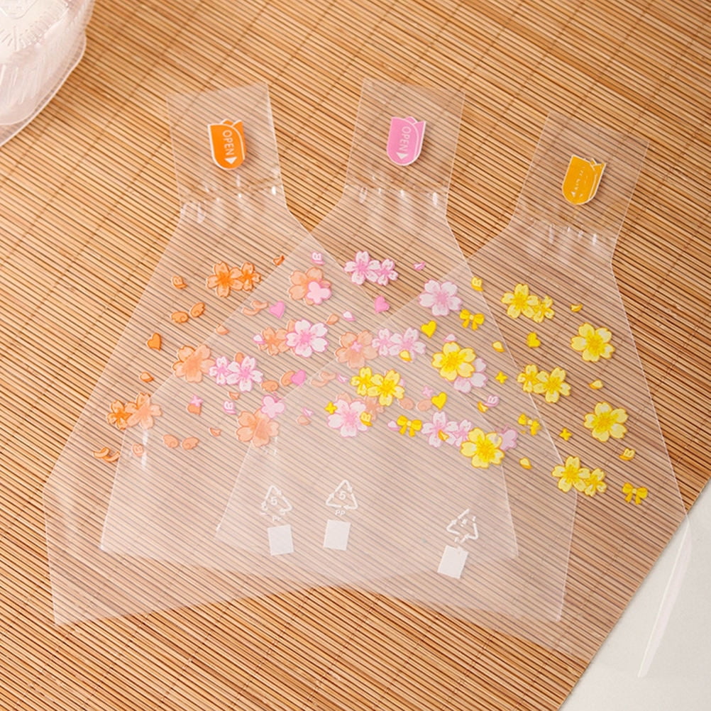 LIFKOME 50pcs Triangle Sushi Wrappers Onigiri Rice Ball Bags for Rice ...