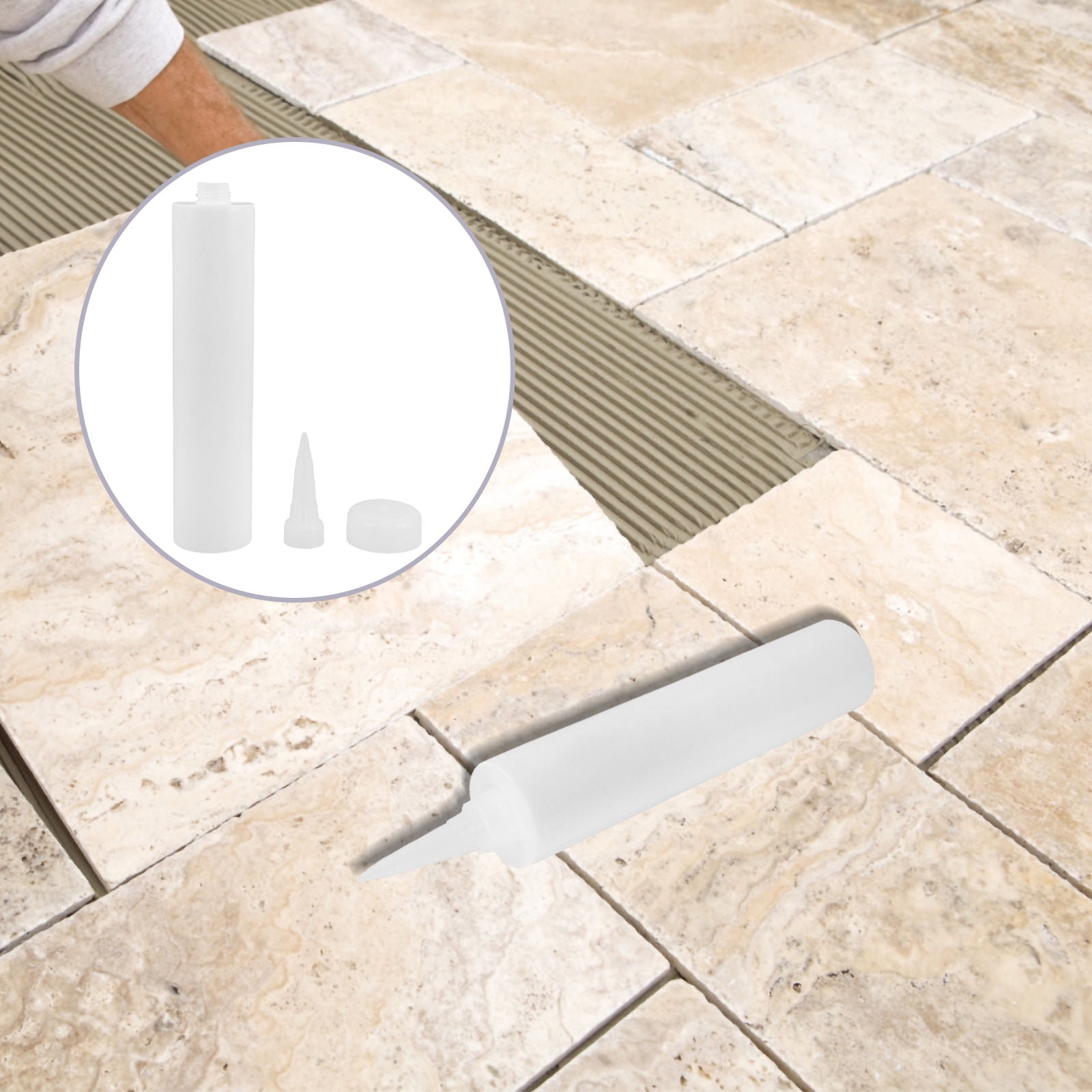 LIFKOME 5PCS 330ml Empty Caulk Tube Refillable Caulking Tube for Grout ...