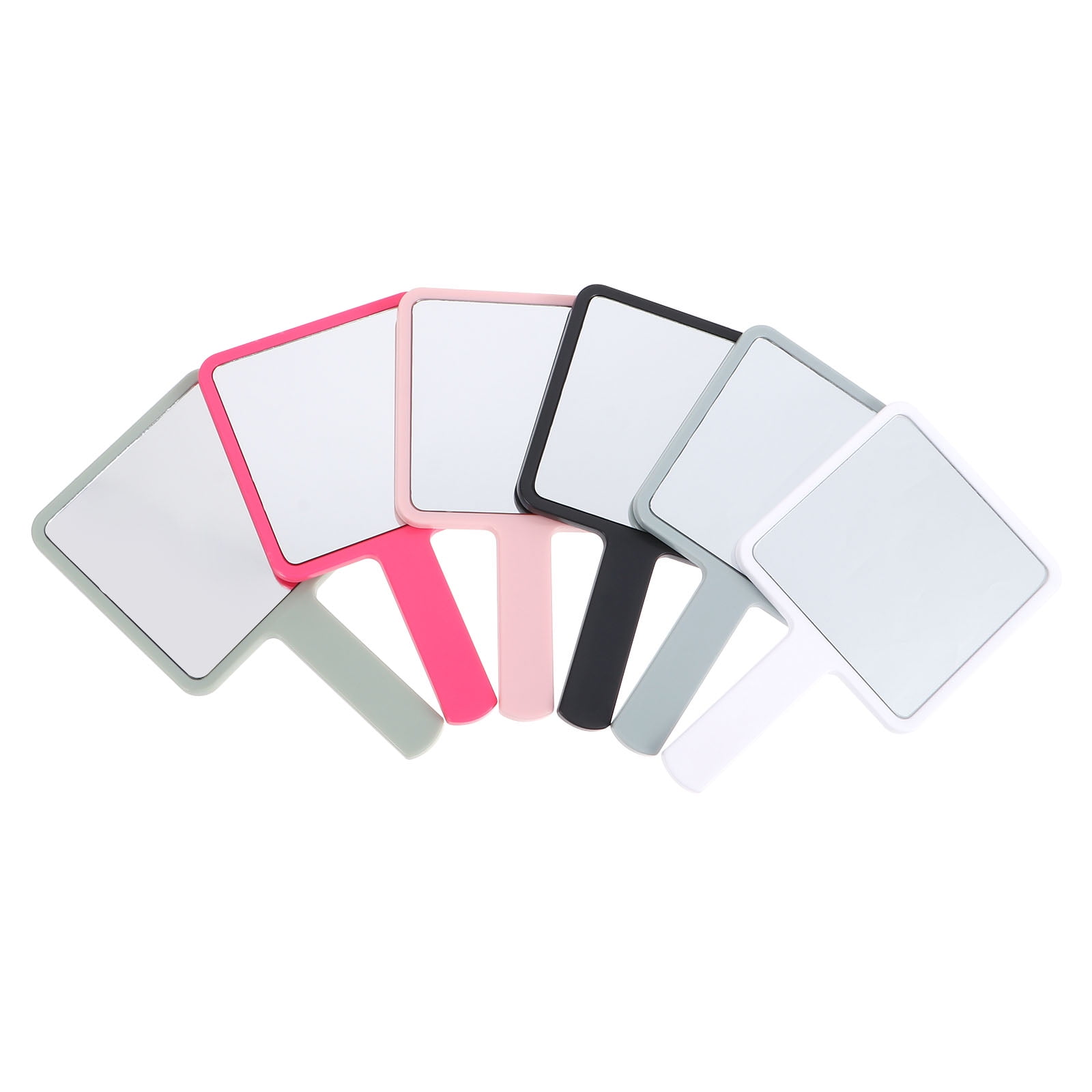 LIFKOME 6 Pcs Hand Held Makeup Mirror Lightweight with Handle Travel ...