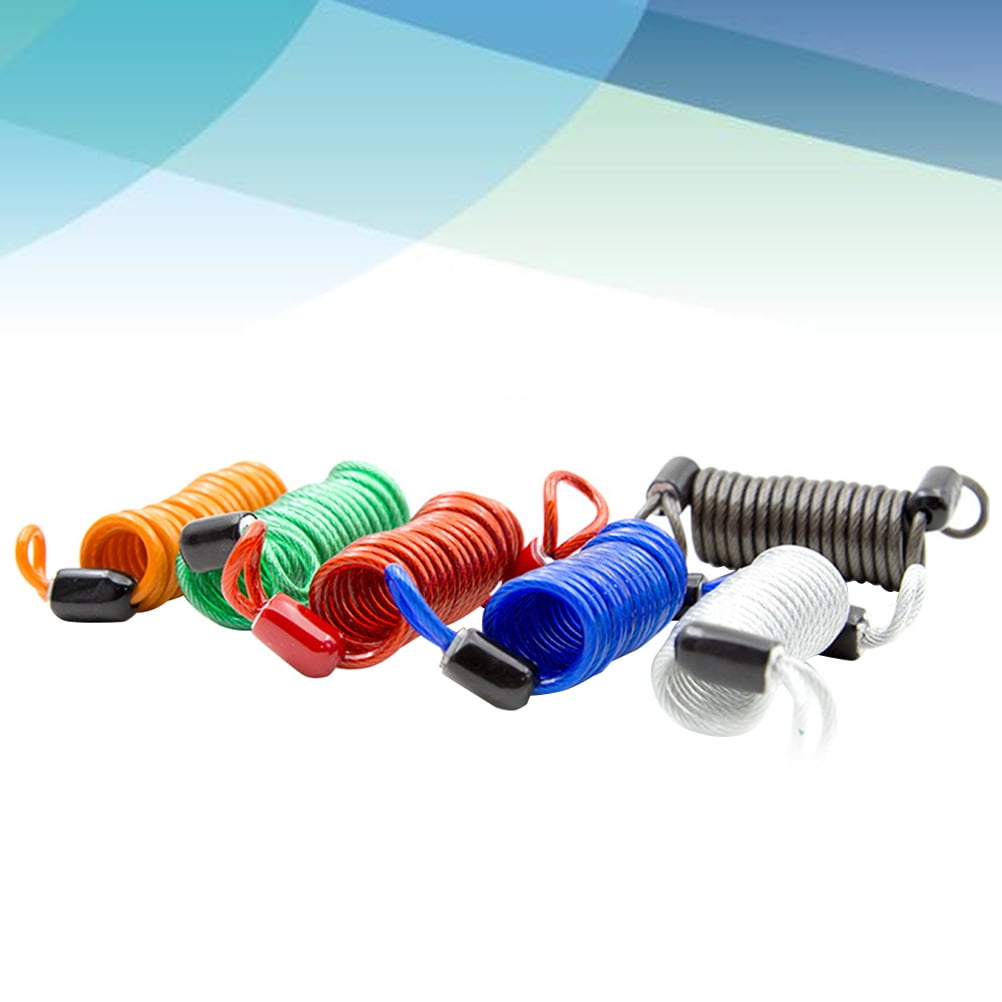 LIFKOME 6Set Silver Wire Rope Lock Bike Wire Lock For Backpacking ...