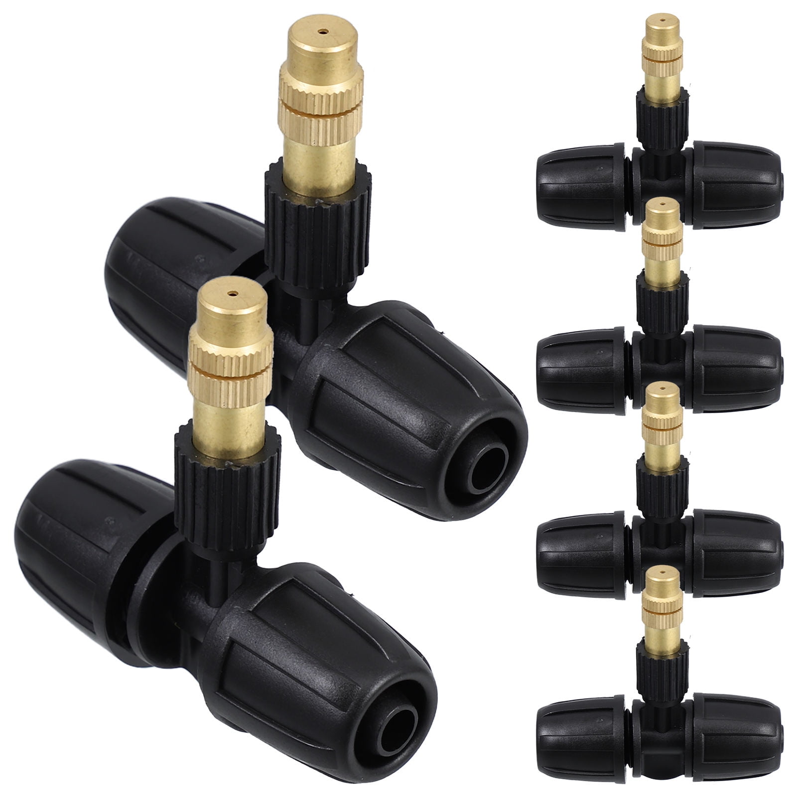 LIFKOME 6pcs Adjustable Garden Irrigation Nozzles Misting Sprinkler ...