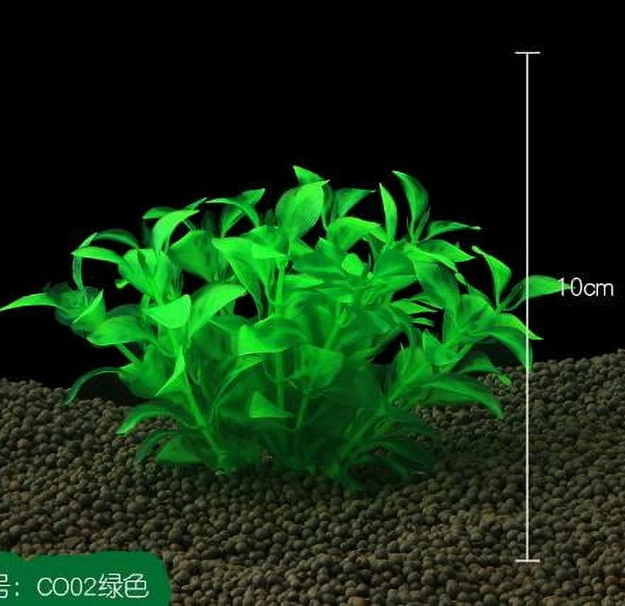 LIFKOME 6pcs Aquarium Decor Realistic Plastic Aquatic Plants For Fish ...
