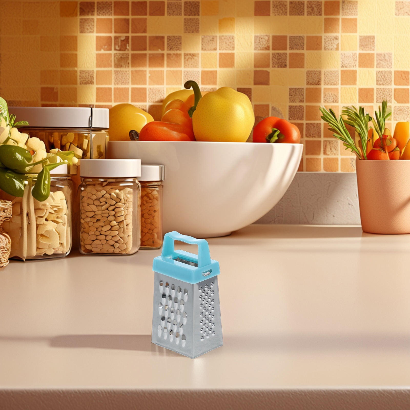 LIFKOME 6pcs Cheese Grater Stainless Steel Box Grater Manual Kitchen ...