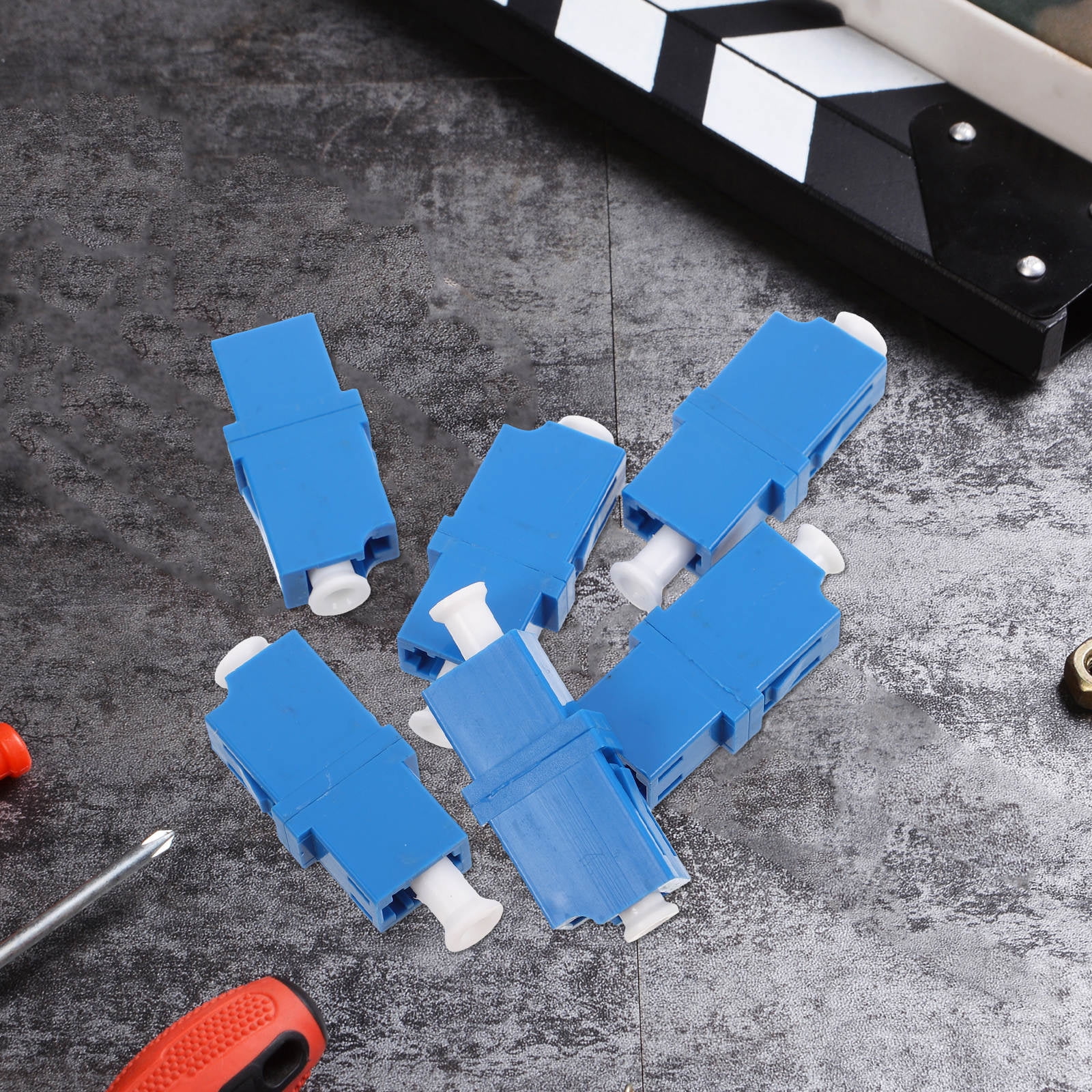 LIFKOME 6pcs Fiber Optic LC to LC Adapter Single Mode Flange Type ...