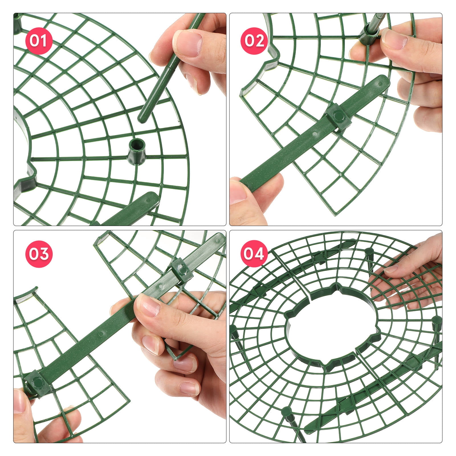 LIFKOME 6pcs Strawberry Plant Support Frames Growing Trellis System ...