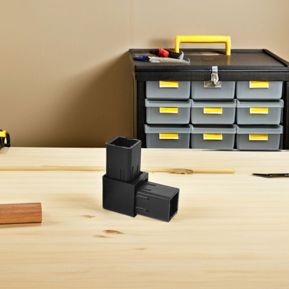 LIFKOME 8pcs Plastic L Square Tubing 90 Degree Corner Joint Fence Rail ...