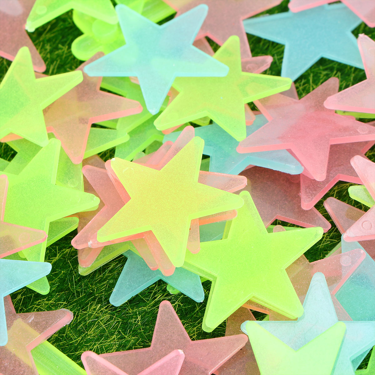 LIFKOME Acrylic Decals for Kids Bedroom Decor Assorted Color Adds Real ...