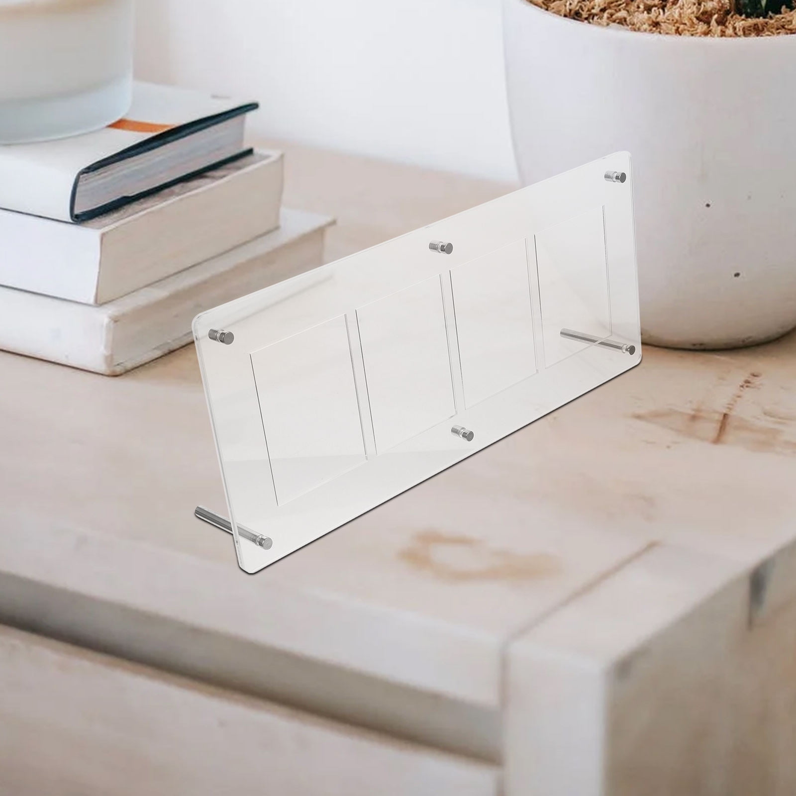 LIFKOME Acrylic Display Stand for Game Card 4-slots Trading Cards ...