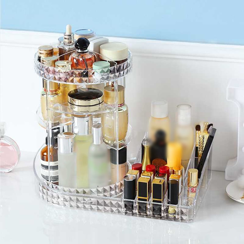 LIFKOME Acrylic Makeup Organizer Premium Rotating Cosmetic Perfume ...