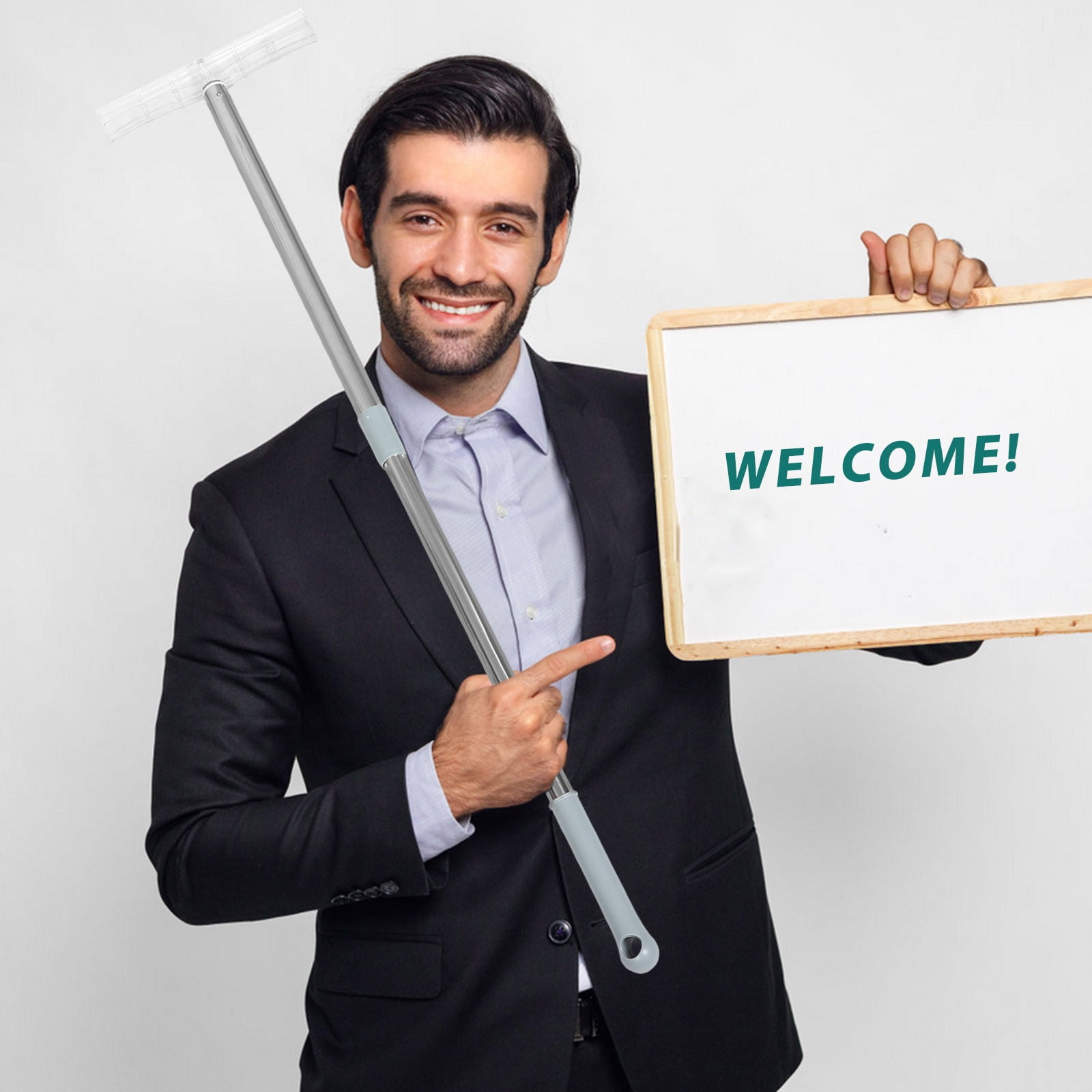 LIFKOME Adjustable Sign Holder Airport Pick Up Sign Poster Holder Guide ...