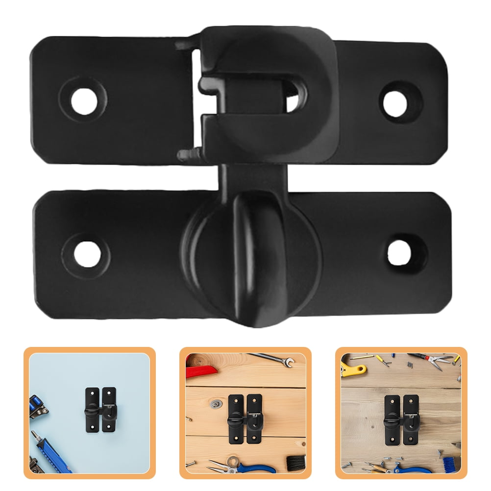 LIFKOME Aluminum Alloy Sliding Bolt Lock No-Drill Door Latch For Barn ...