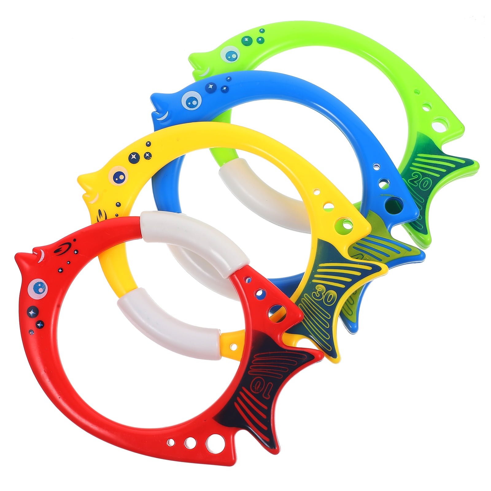 LIFKOME Assorted Color Diving Rings for Swimming Pool Fun and Training ...