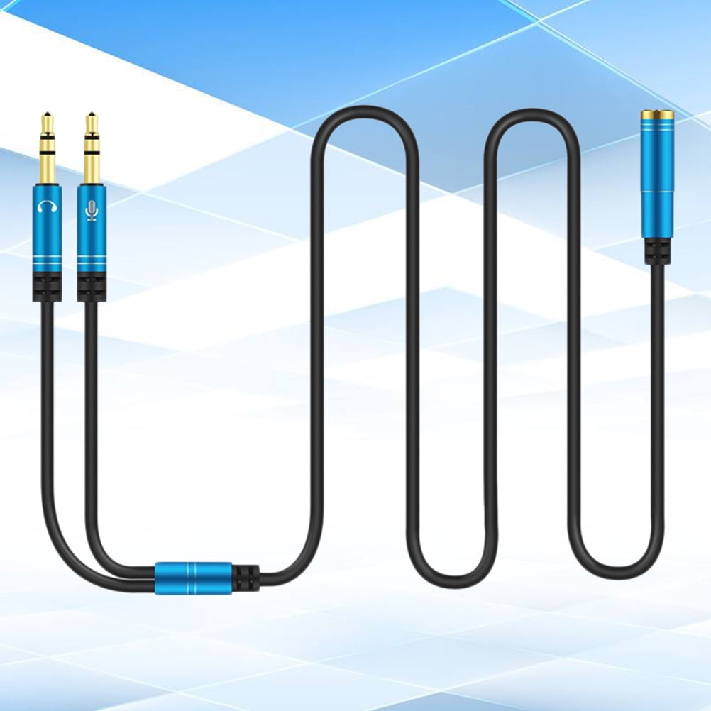 LIFKOME Audio Cable Adapter Microphone 1Pack for Headset Splitter Pc ...