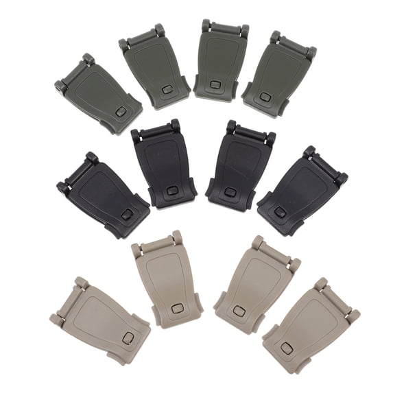 LIFKOME Backpack Clips Replacement 12Pcs Webbing Bag Connecting Buckle ...