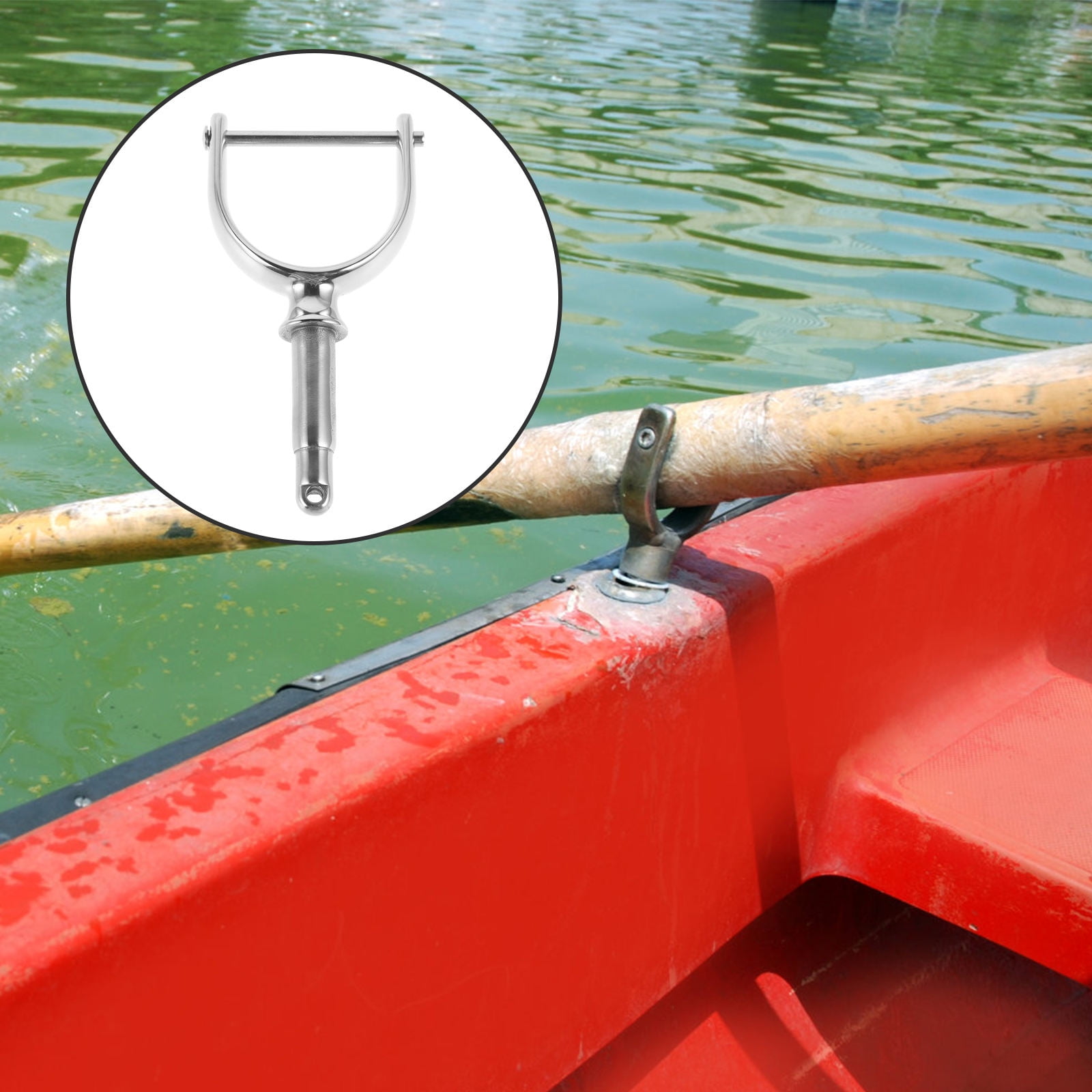 LIFKOME Boat Row Lock Boat Side Mount Row Lock Oarlock Support Bracket ...