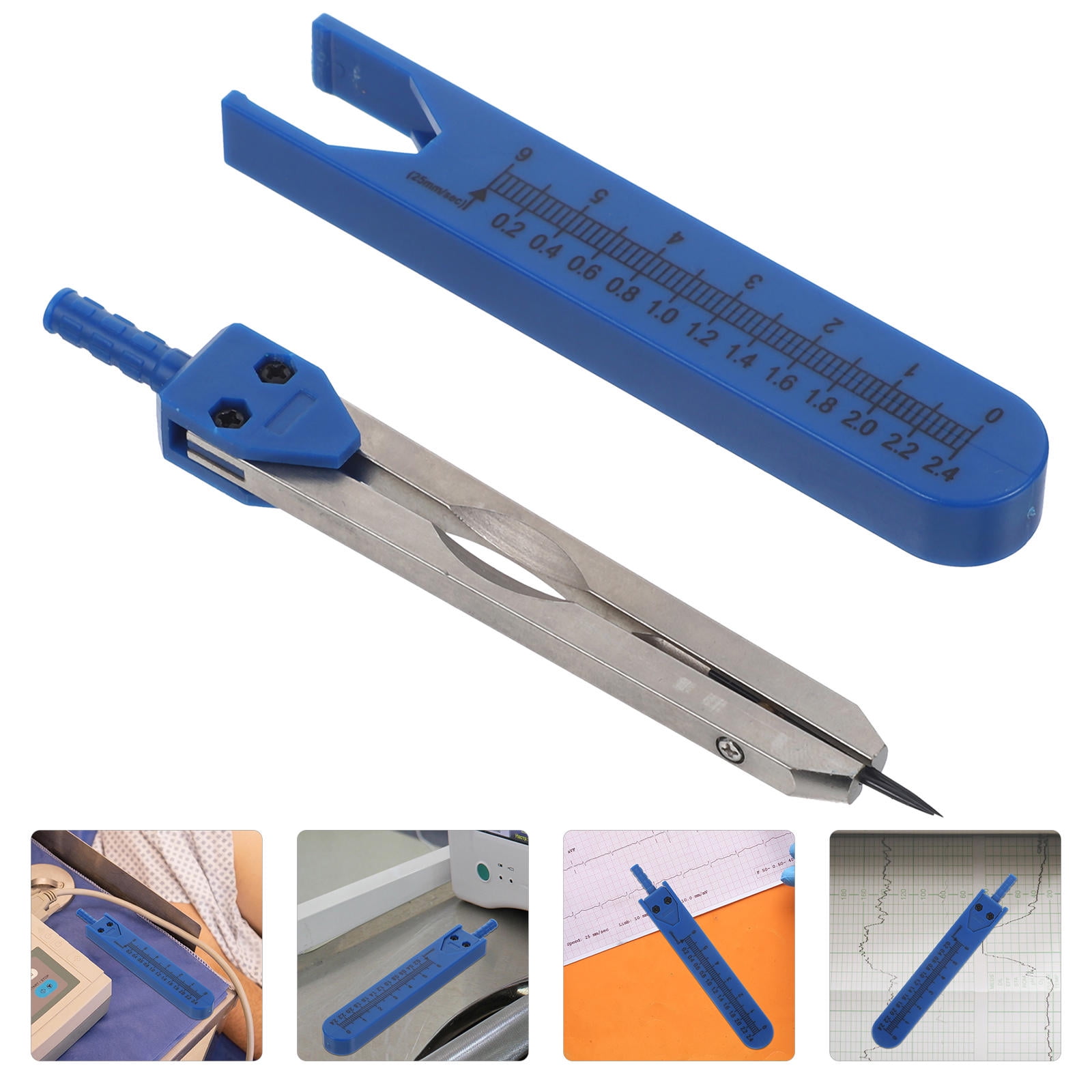 LIFKOME Calipers Measuring 1Set Divider for Medical Examination Shiny ...